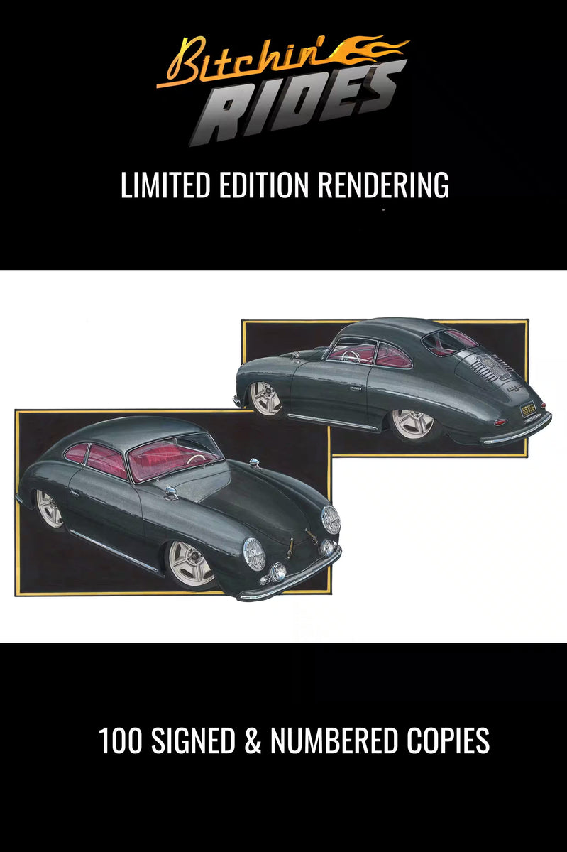 Rendering 27 - 59 Porsche 356A Bitchin' Rides Series Print – Kindig-it ...