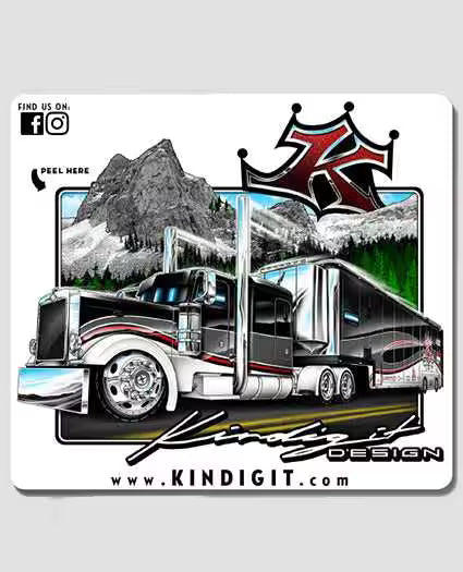 Sticker - Mother Trucker – Kindig-it Design