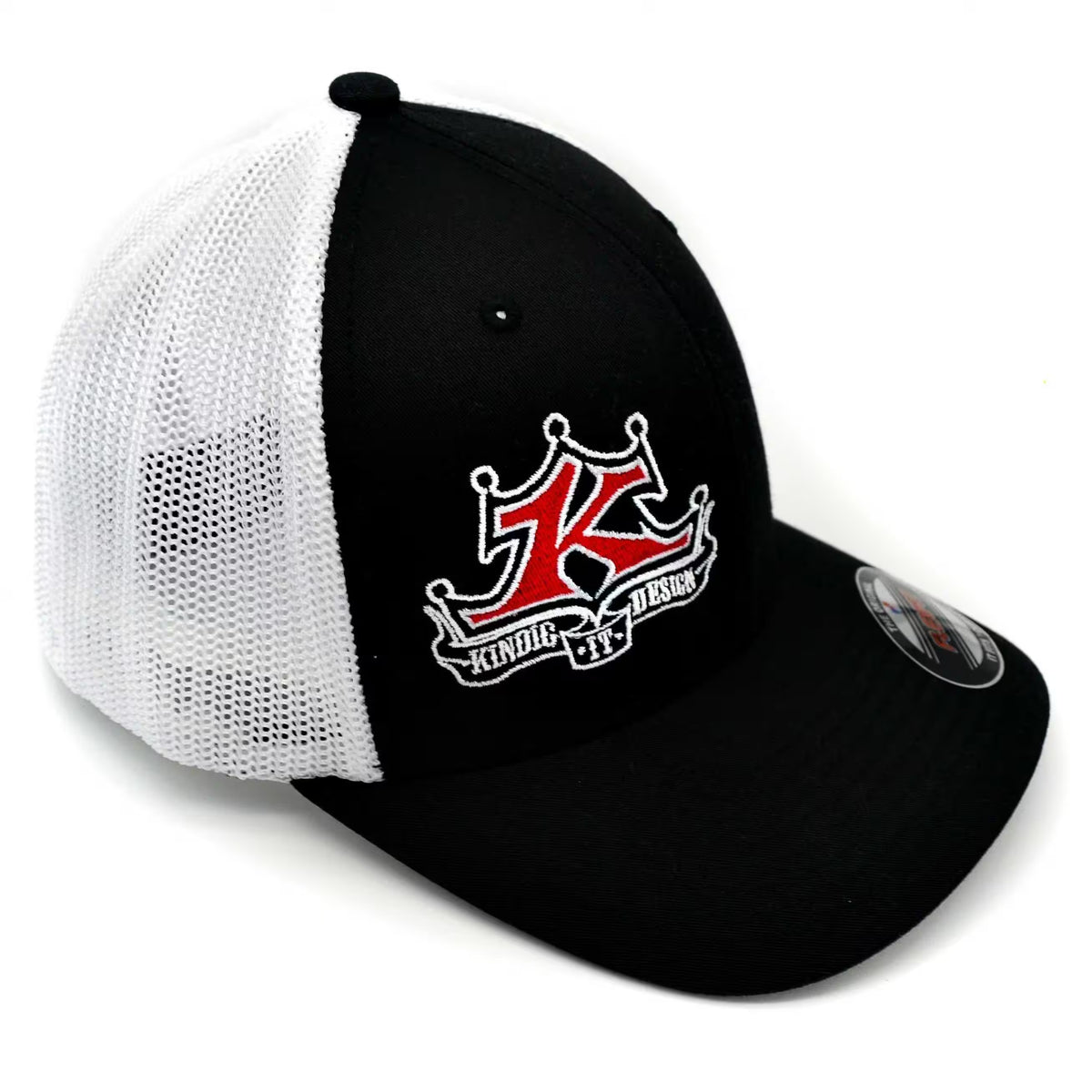 White Mesh Regular Bill Adjustable Hat – Kindig-it Design