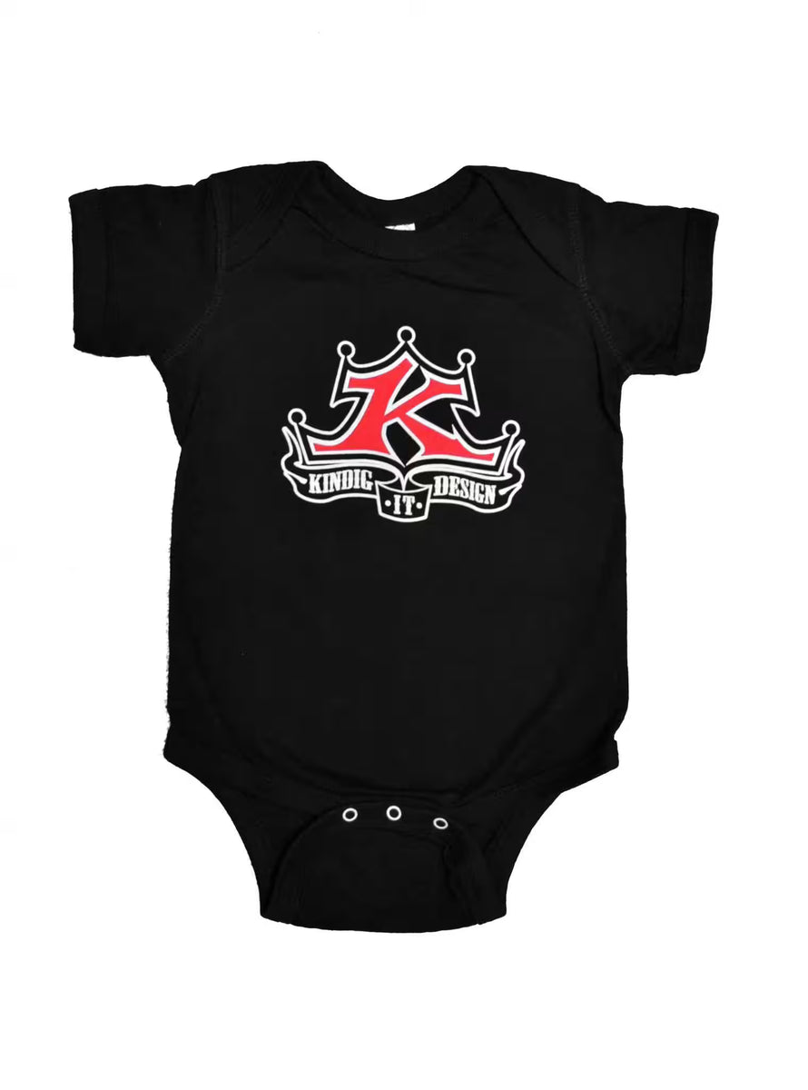 Baby Onesie Classic Color Logo – Kindig-it Design