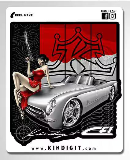 Sticker - License to Chill – Kindig-it Design