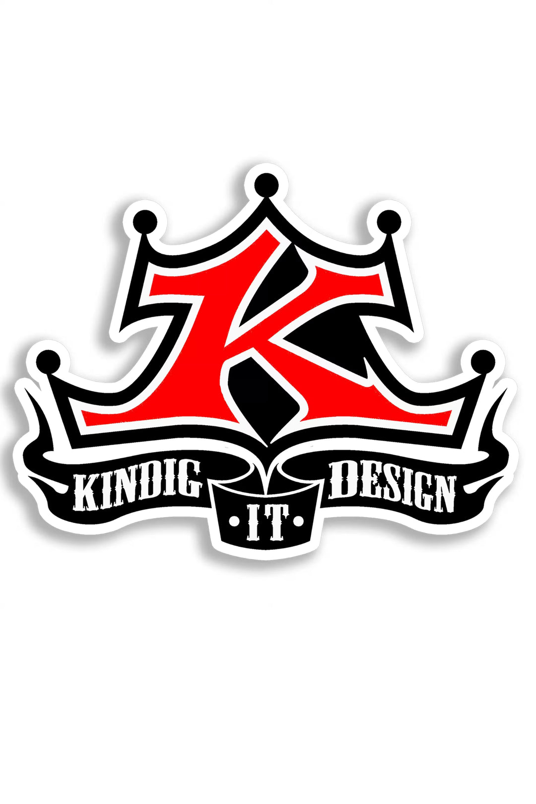 Sticker - Classic Logo – Kindig-it Design
